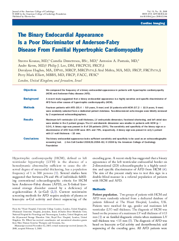 (PDF) The Binary Endocardial Appearance Is a Poor Discriminator of ...
