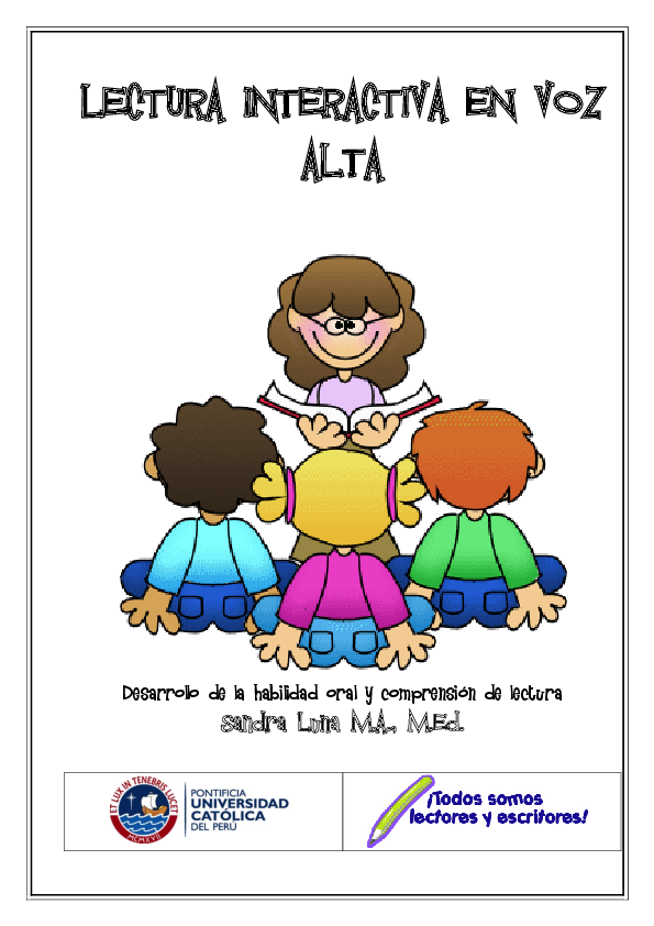 (PDF) Lectura interactiva en voz alta - Cuadernillo de trabajo