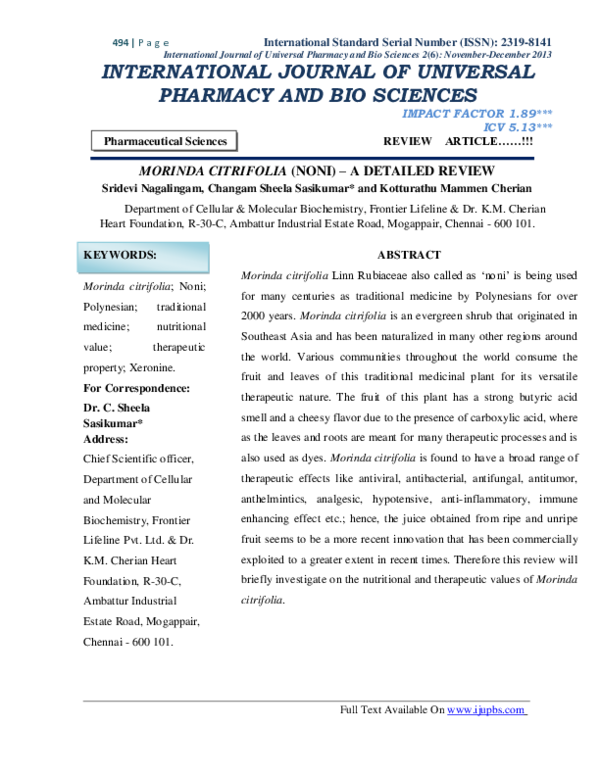 (PDF) International Standard Serial Number (ISSN): 2319-8141 ...