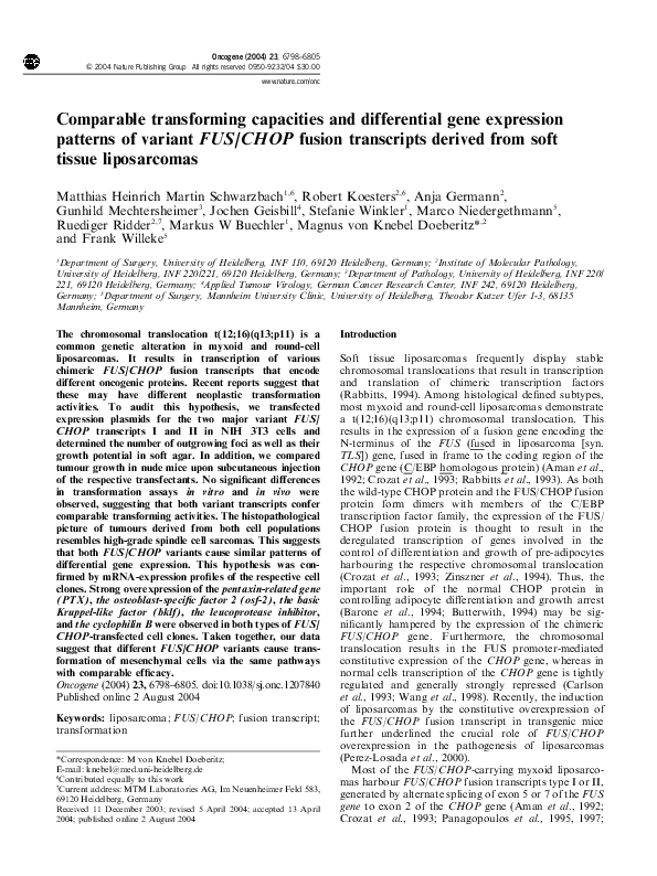 (PDF) Comparable transforming capacities and differential gene ...