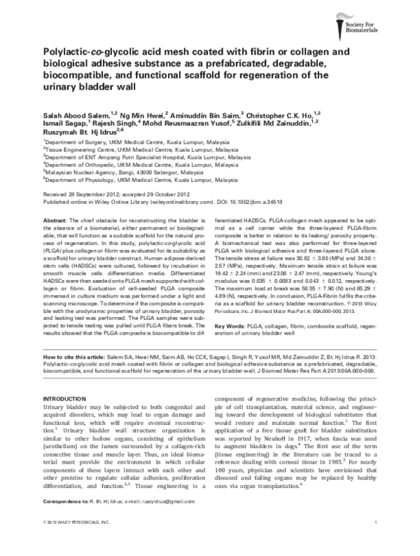 (PDF) The efficacy and safety of polylactic acid (PLA) microspheres and ...