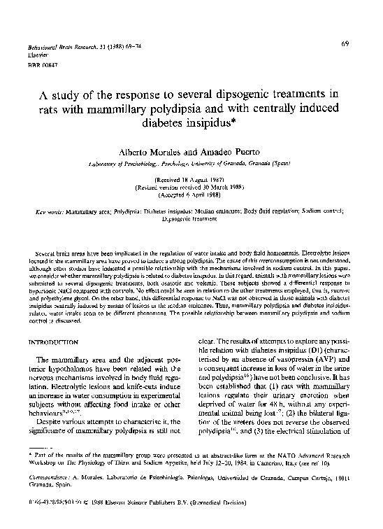 (PDF) A study of the response to several dipsogenic treatments in rats ...