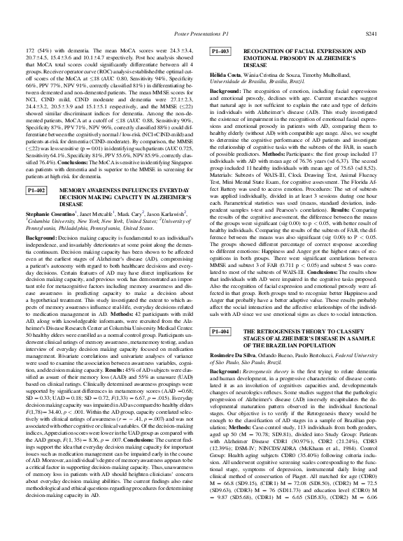 (PDF) The retrogenesis theory to classify stages of Alzheimer's disease ...