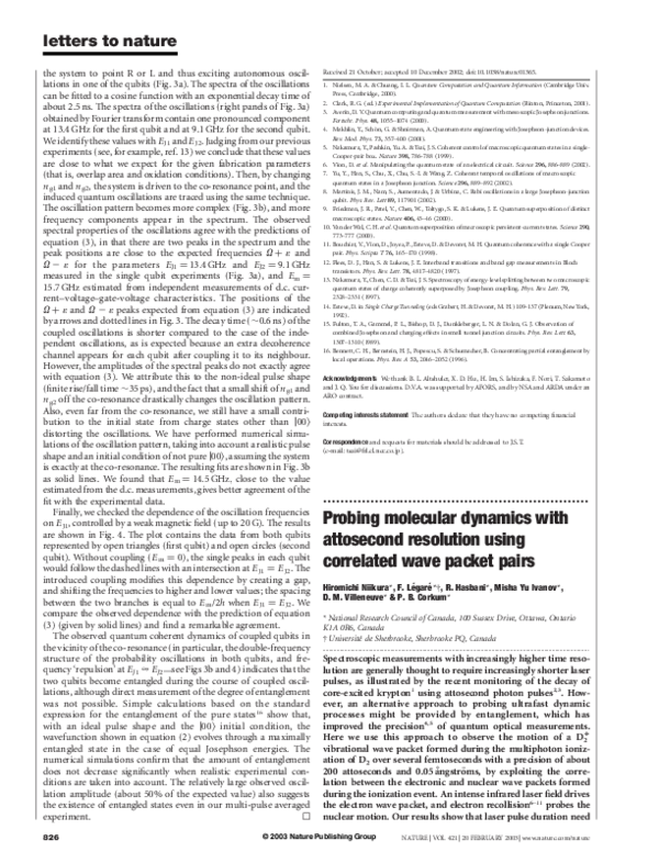Pdf Probing Molecular Dynamics With Attosecond Resolution Using