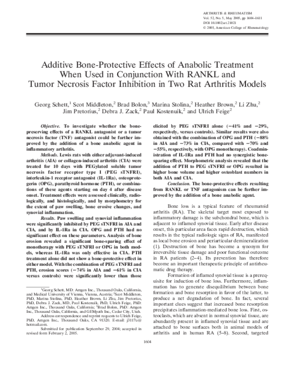 (PDF) Additive bone-protective effects of anabolic treatment when used ...