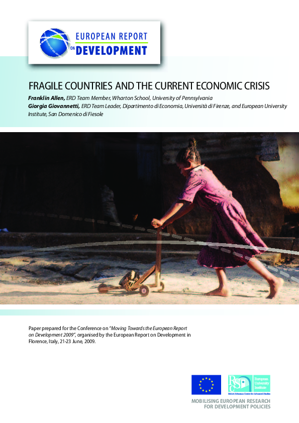 (PDF) Fragile countries and the current economic crisis | giorgia ...