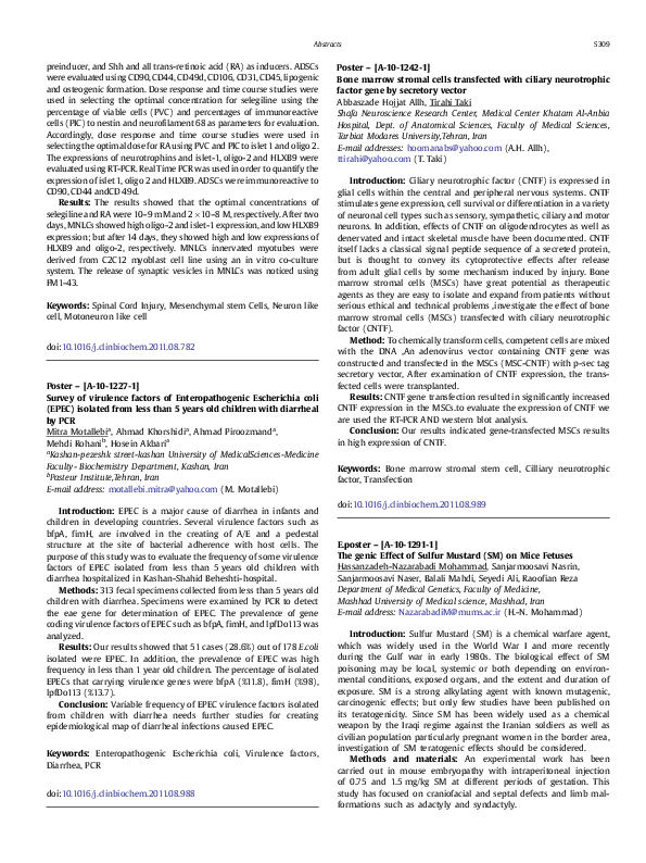 (PDF) Survey of virulence factors of Enteropathogenic Escherichia coli ...