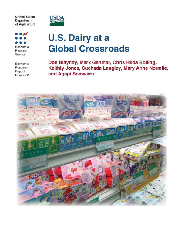 (PDF) U.S. Dairy at a Global Crossroads