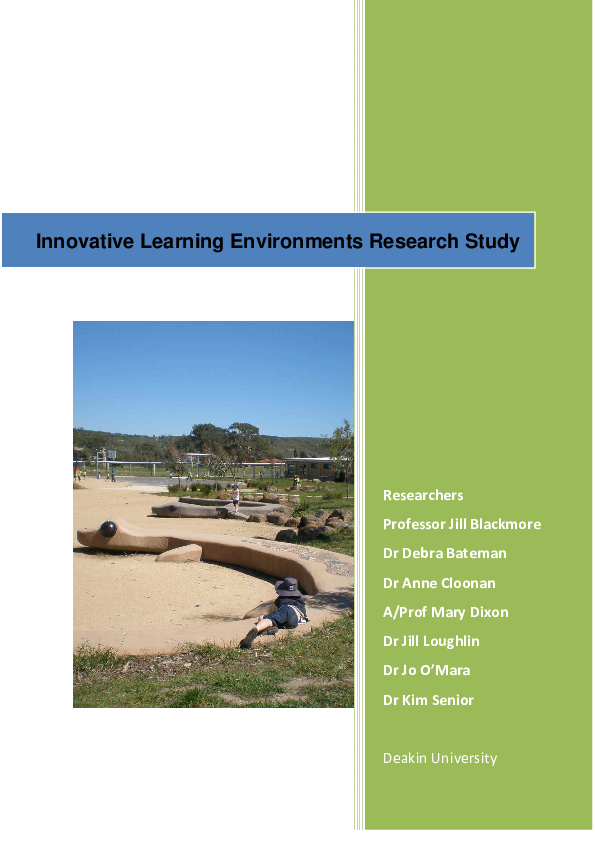 (PDF) Innovative Learning Environments Research Study