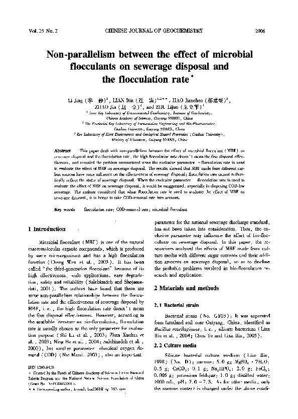 (PDF) Non-parallelism between the effect of microbial flocculants on ...