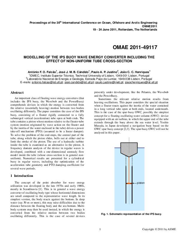 (PDF) Reactive versus latching phase control of a two-body heaving wave energy converter ...
