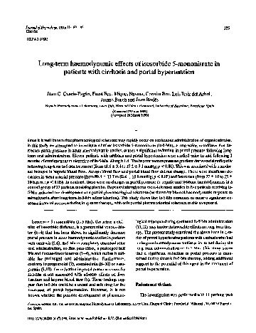 (PDF) Long-term haemodynamic effects of isosorbide 5-mononitrate in ...
