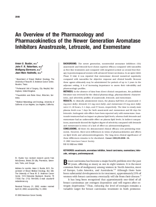 (PDF) An overview of the pharmacology and pharmacokinetics of the newer ...