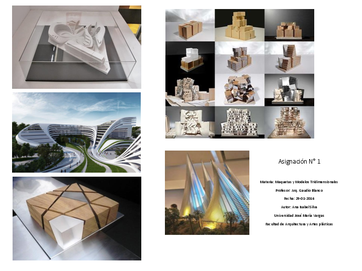 (PDF) Maquetas y Modelos Tridimensionales en Arquitectura