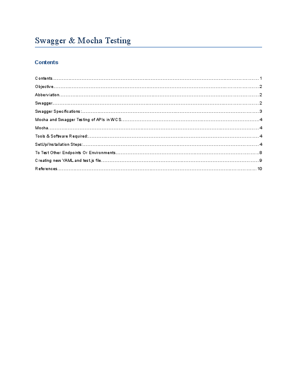 (DOC) Swagger & Mocha Testing