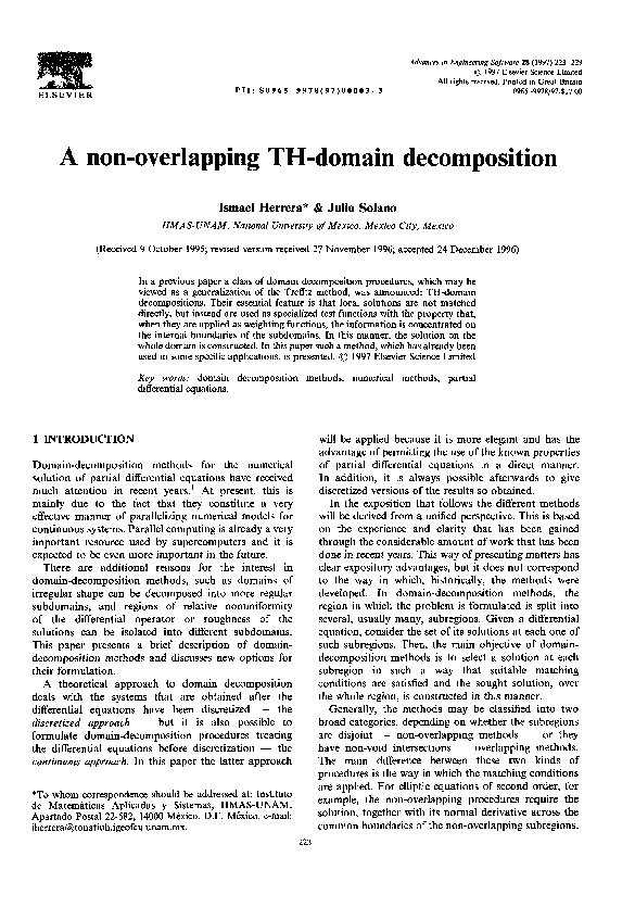 (PDF) A non-overlapping TH-domain decomposition (PDF) A non-overlapping TH-domain decomposition