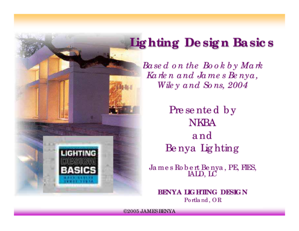 (PDF) Lighting Design Basics
