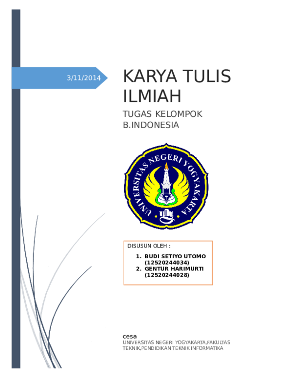 (DOC) Tugas Kelompok KTI