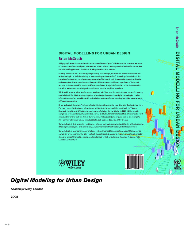 (PDF) Digital modelling for urban design