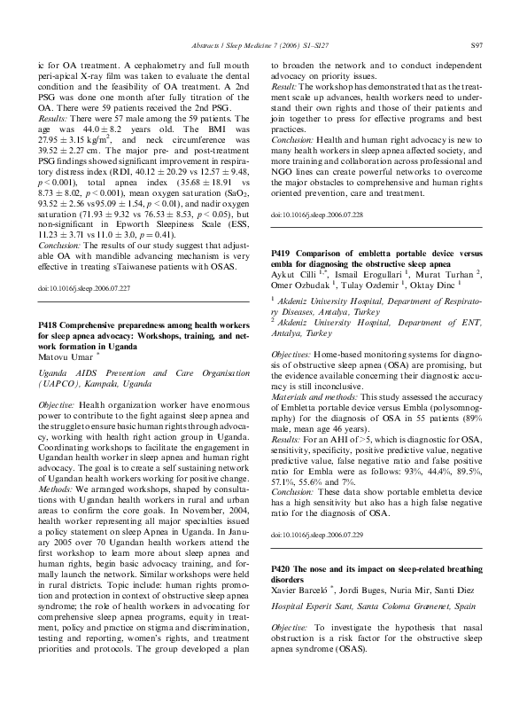 (PDF) P419 Comparison of embletta portable device versus embla for ...