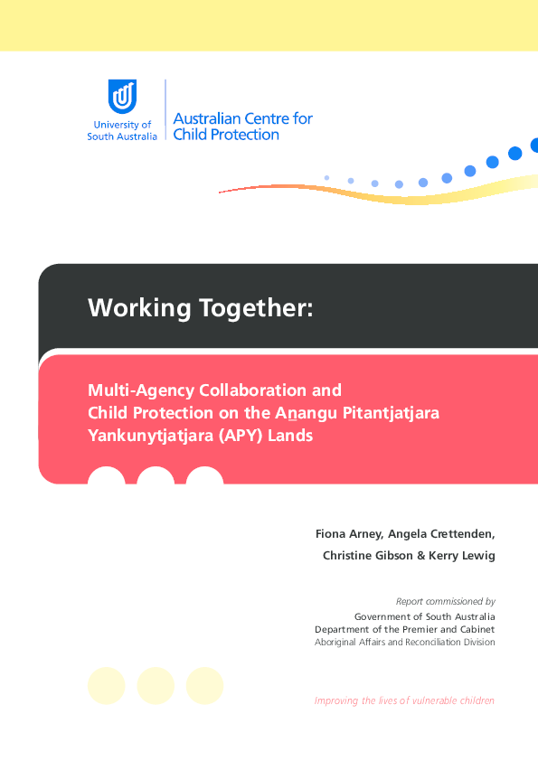 (PDF) Multi-Agency Collaboration and Child Protection on the A_ nangu ...