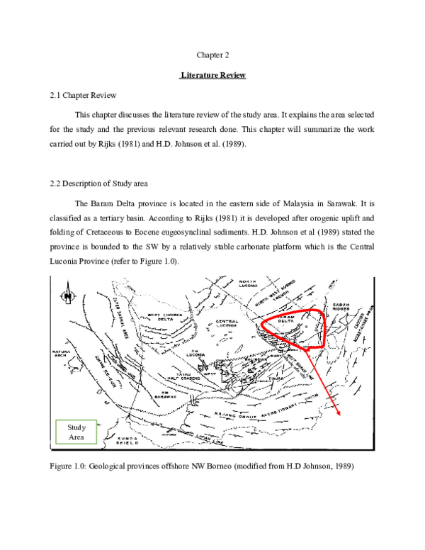 (DOC) Baram Delta Literature Review