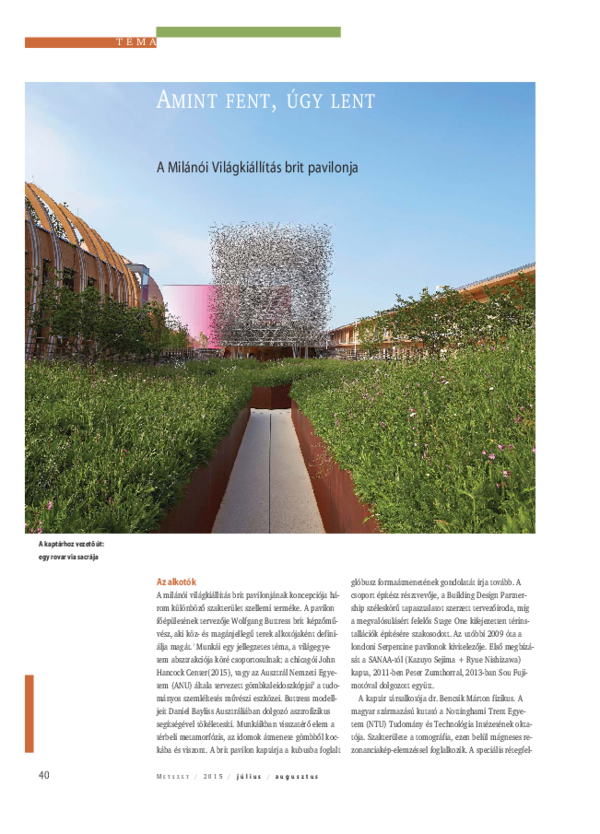 (PDF) What goes up must come down: British Pavilion, Milan Expo, Italy ...