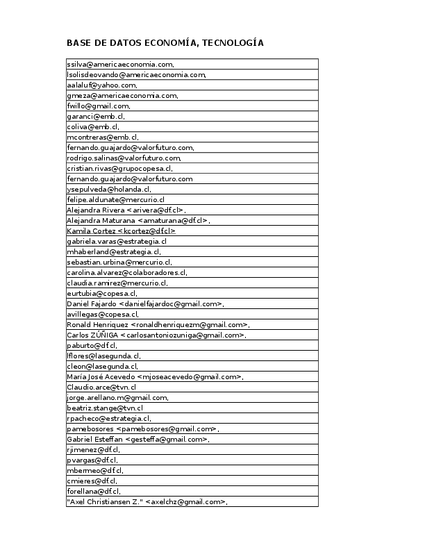 (XLS) Base de datos Jose TEC