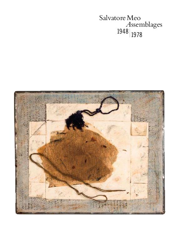 (PDF) Salvatore Meo: Assemblages 1948 - 1978