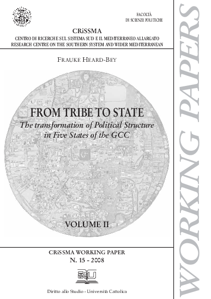 (PDF) FROM TRIBE TO STATE The transformation of Political Structure in ...
