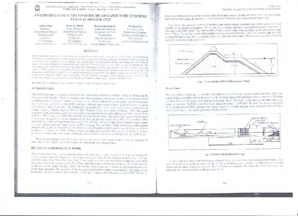 (PDF) CONCRETE CUBES AS ARMOUR UNIT—AN EXPERIMENTAL STUDY FOR BERM ...