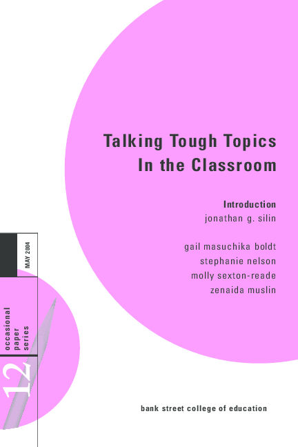 (PDF) Talking Tough Topics in the Classroom. Occasional Paper Series 12