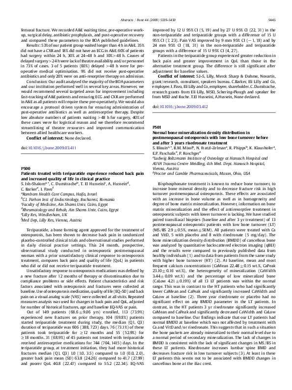(PDF) Normal bone mineralization density distribution in postmenopausal ...