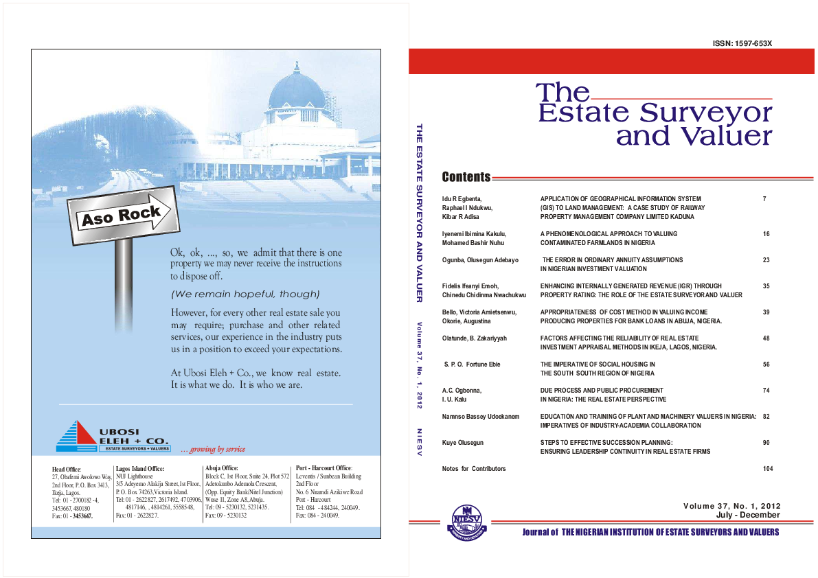 (PDF) Enhancing internally generated revenue (IGR) through property ...