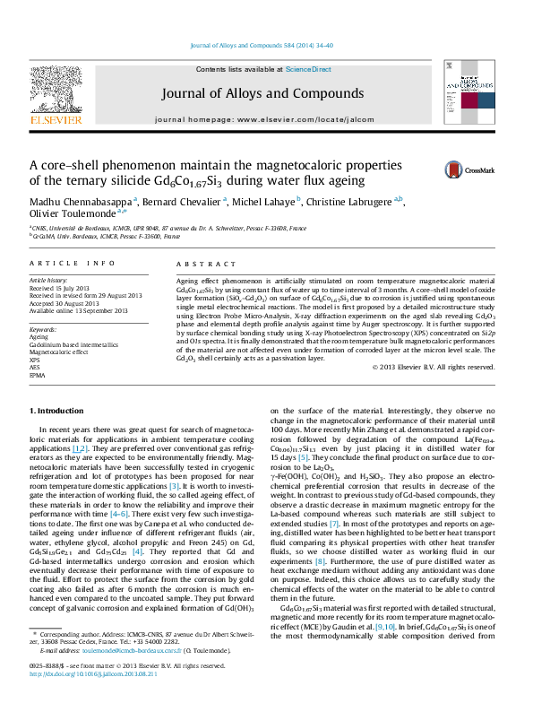(PDF) A core–shell phenomenon maintain the magnetocaloric properties of ...
