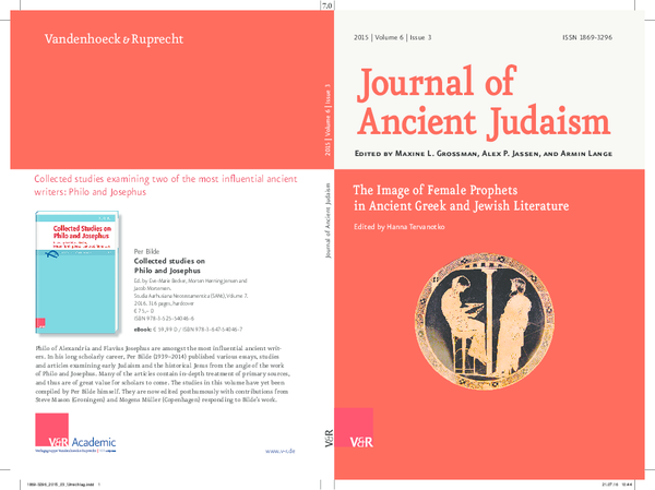 (PDF) The Image of Female Prophets in Ancient Greek and Jewish ...