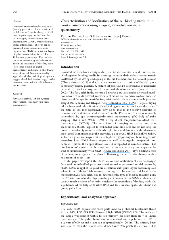(PDF) Characterization and localization of the oil-binding medium in ...