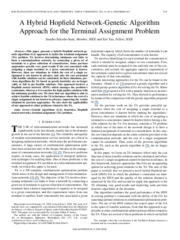 (PDF) A hybrid hopfield network-genetic algorithm approach for the lights-up puzzle