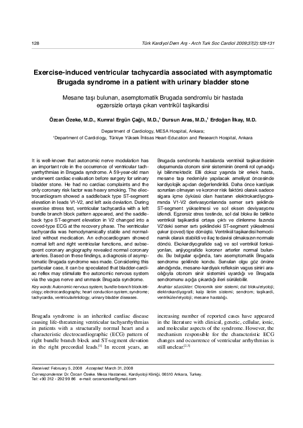 (PDF) Exercise-induced ventricular tachycardia associated with ...