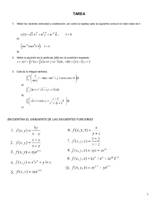 (DOC) Ejercicios integrales iteradas
