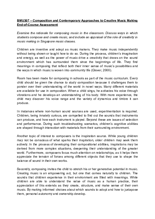 (DOC) The Rationale for Composing Music in the Classroom