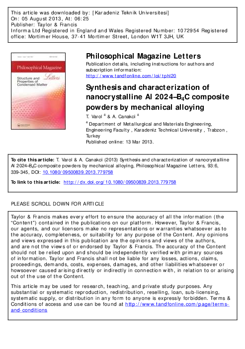(PDF) Synthesis and characterization of nanocrystalline Barium Strontium Titanate powder via sol ...