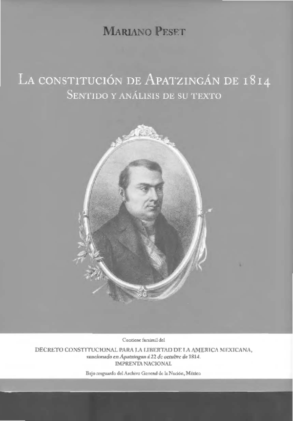 (PDF) La constitución de Apatzingán