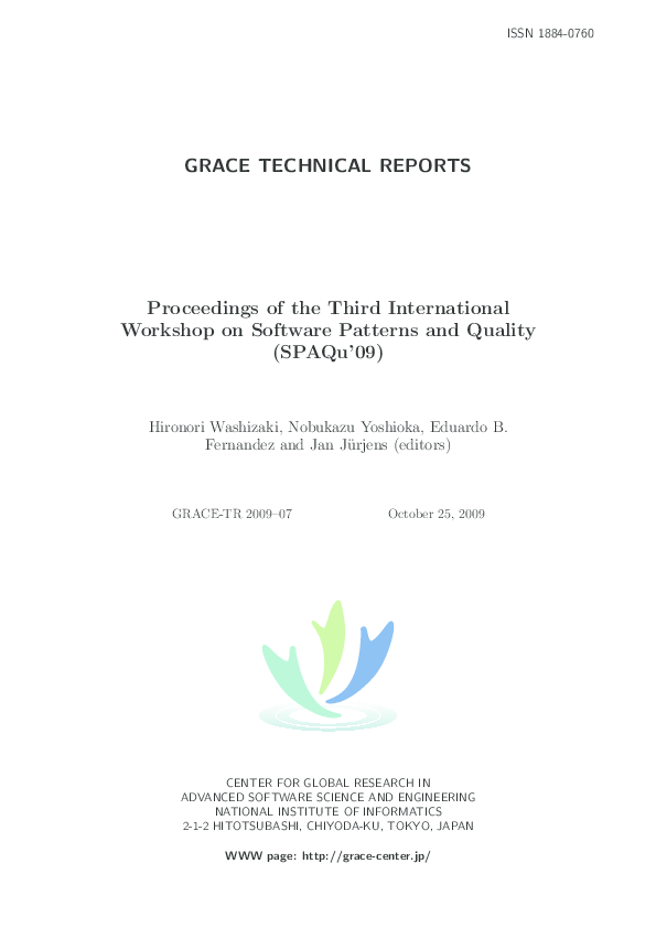 Pdf Validating And Implementing Security Patterns For Database