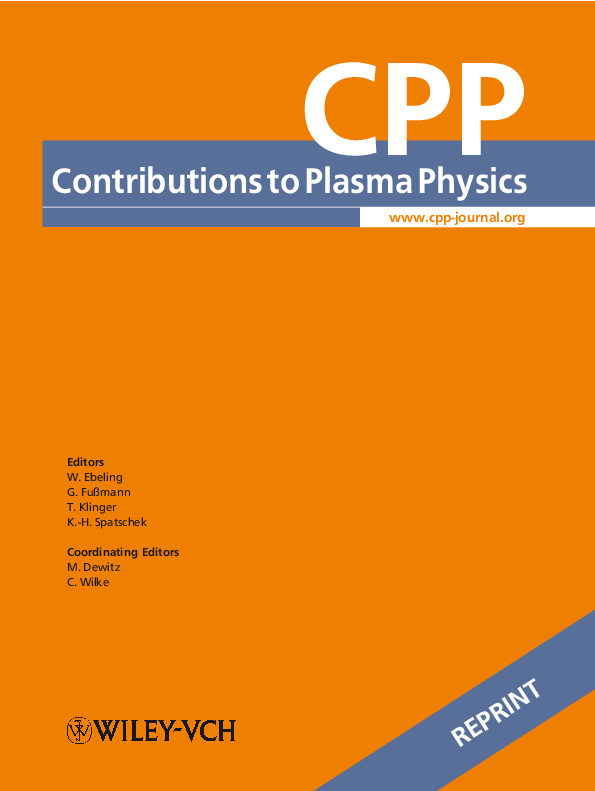Pdf Particle In Cell Simulations For Ion Thrusters