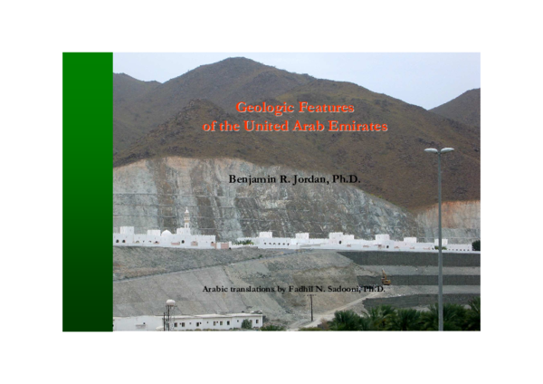 (PDF) Geologic Features Geologic Features of the United Arab Emirates ...