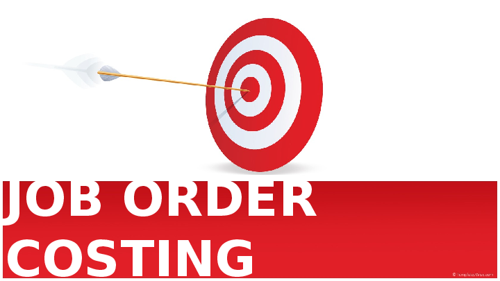 Ppt Job Order Costing