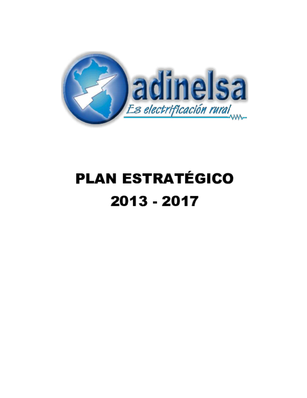 (PDF) Plan Estrategico Adinelsa