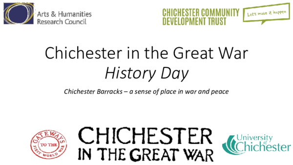 (PDF) Chichester Barracks – a sense of place in war and peace