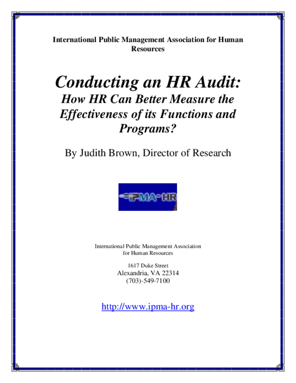 (PDF) International Public Management Association for Human Resources ...